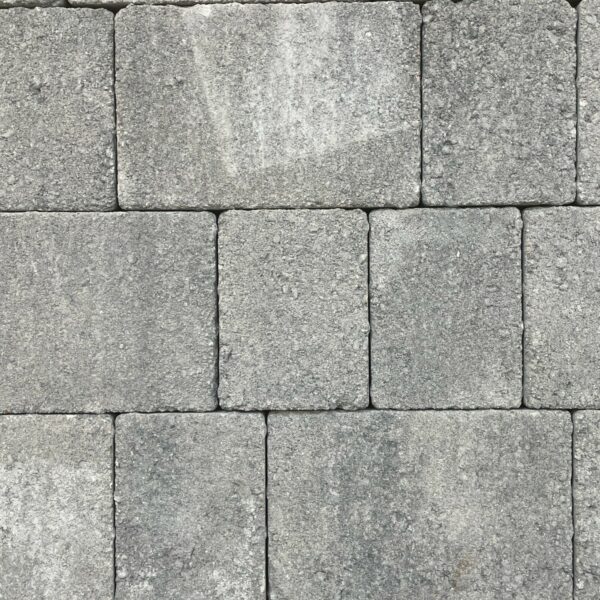 50mm Aged Block Paving - Silver Grey 11.52m2 3 Size Pack - StoneCraft